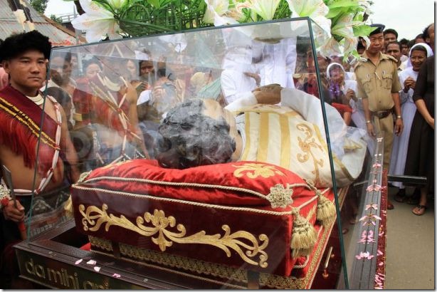 Don Bosco: Relic Pilgrimage Arrives in Dimapur | Sinlung